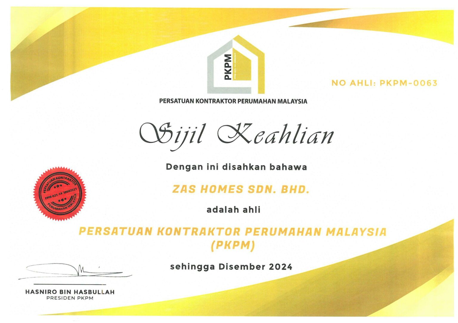 Profile Syarikat – Zasma Home Official